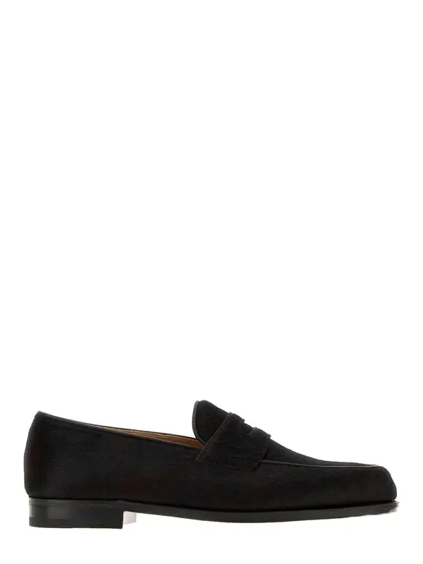 John Lobb Hair-on Leather Lopez Loafers With Contrast Finish - Multicoloured