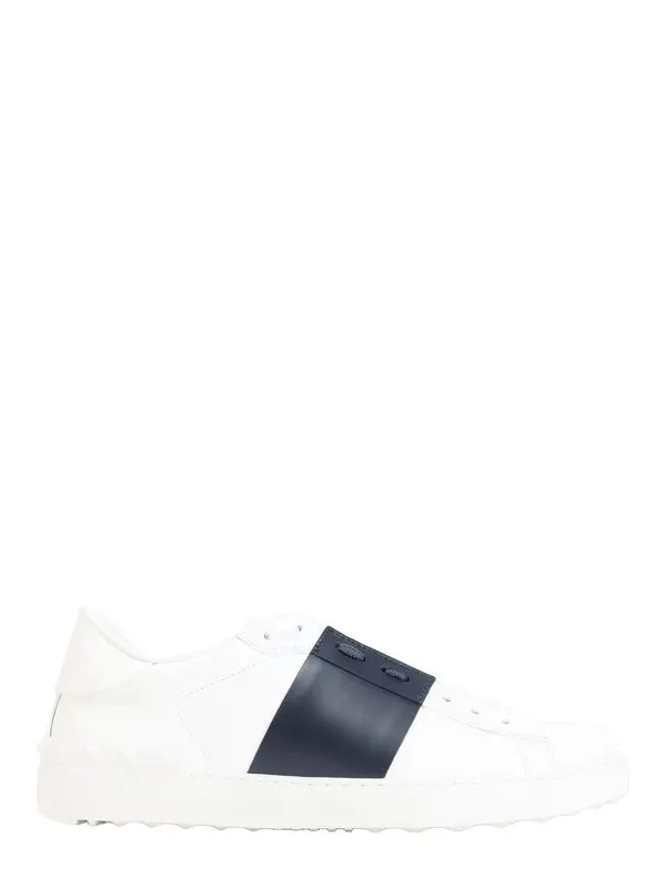 Valentino Garavani Open-style Calf Leather Sneakers - White