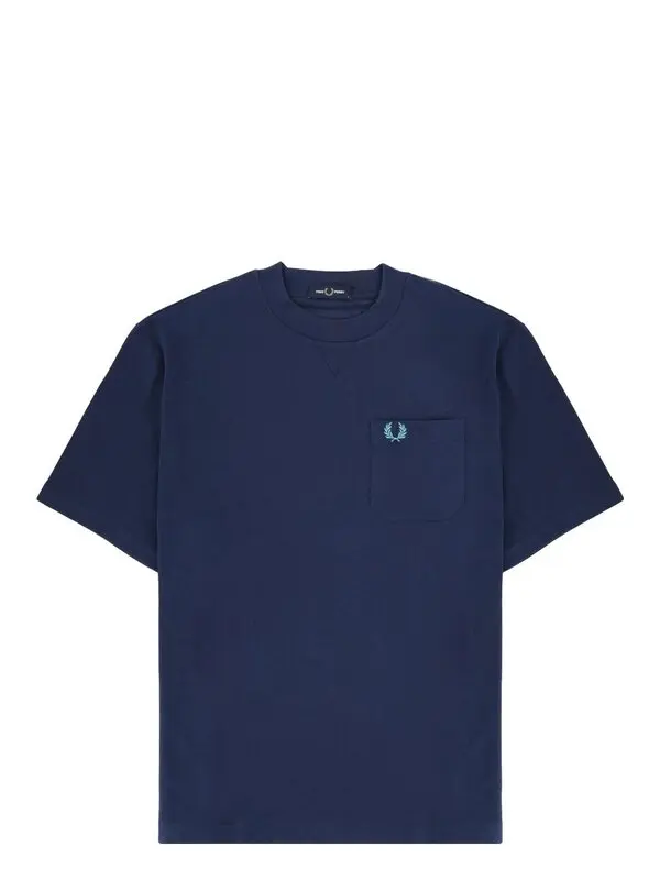 Fred Perry Classic 100% Cotton T-shirt For - Blue