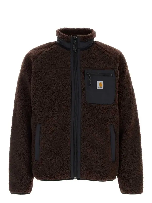 Carhartt Work In Progress Chocolate Pile Prentis Liner Sweatshirt Liner Jacket - Brown