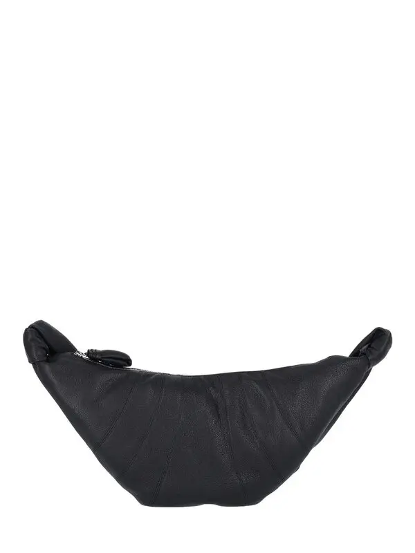 LEMAIRE Smooth Cow Leather Crossbody Bag - Black