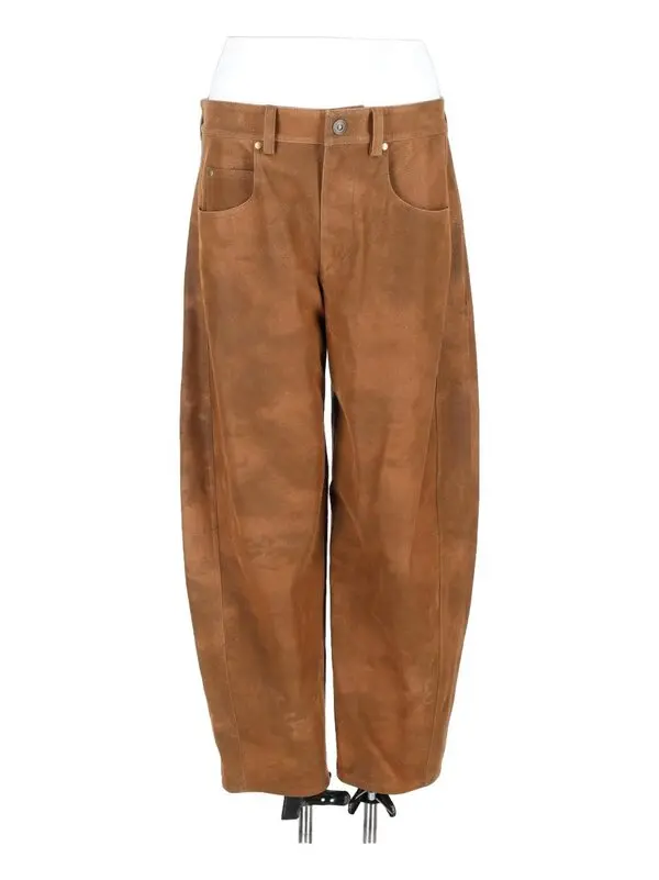 MARANT ETOILE Tailored High-waist Trousers - Brown