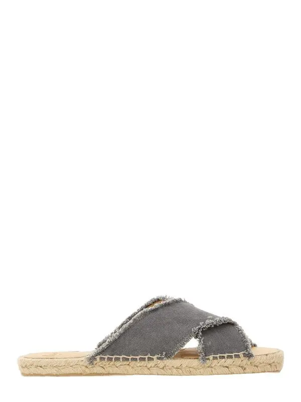 CastaÑer Palmera Flat Sandals - Grey