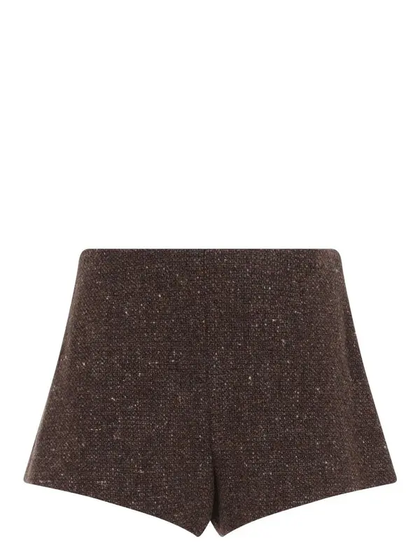 Ralph Lauren Slim Wool-cashmere Bermuda Shorts - Brown