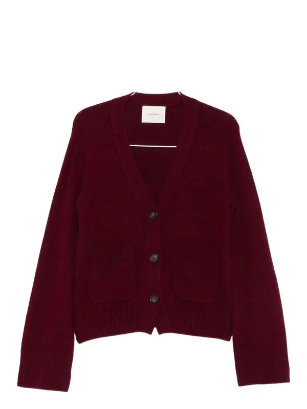 LISA YANG Danni Cashmere Cardigan - Red