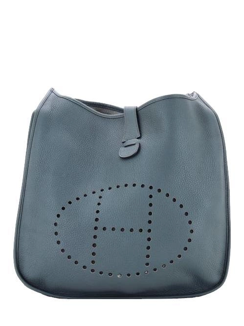 Hermès Evelyne Bag Gen Iii Clemence Tgm - Blue