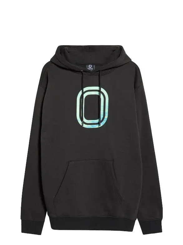 OVERTIME Graphic Fleece Hoodie - Black