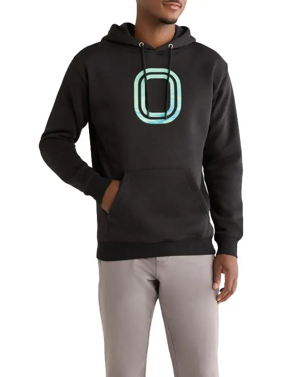 OVERTIME Graphic Fleece Hoodie - Black