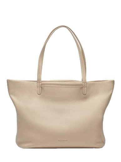 WOOL & OAK Rove Organized Leather Travel Tote - Frappe