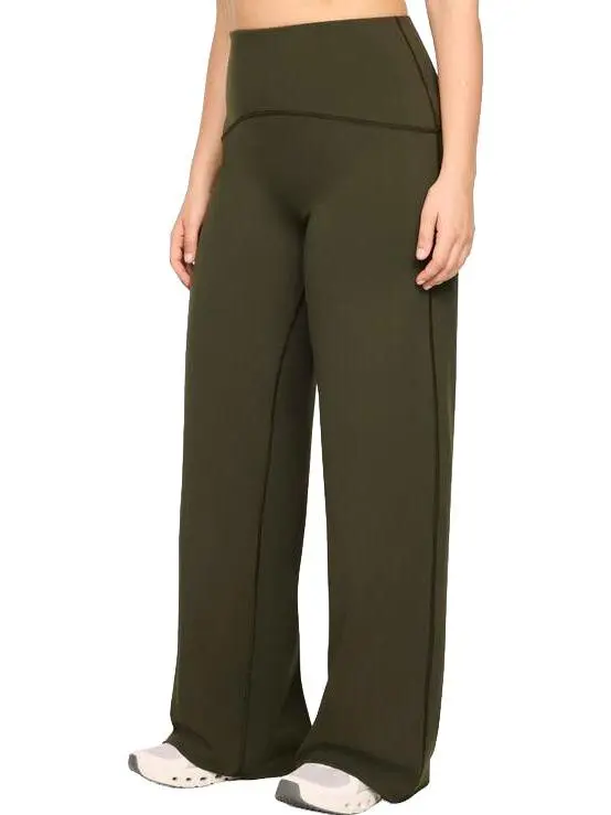 Spanx High Waist Wide Leg Performance Pants - Monstera
