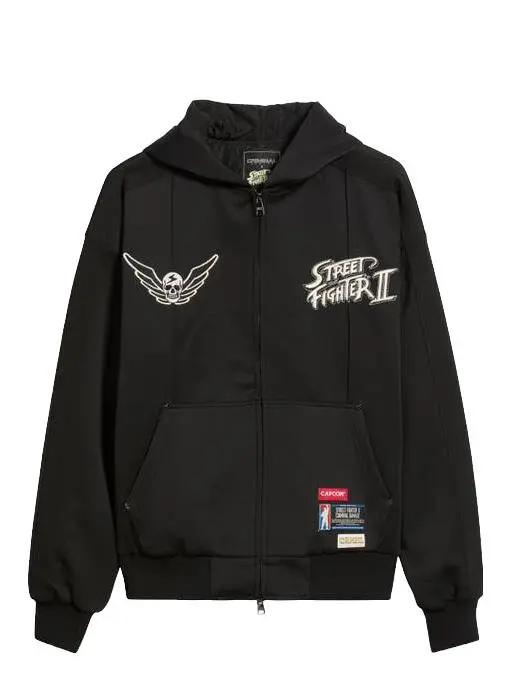 CRIMINAL DAMAGE Street Fighter Ii Bison Padded Jacket - Black