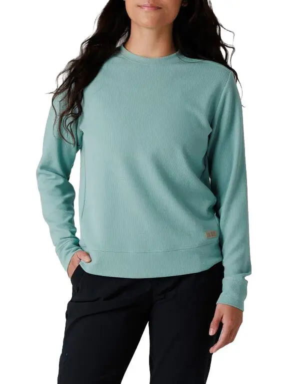 OUTDOOR RESEARCH Eclipse Waffle Crewneck Sweatshirt - Thyme
