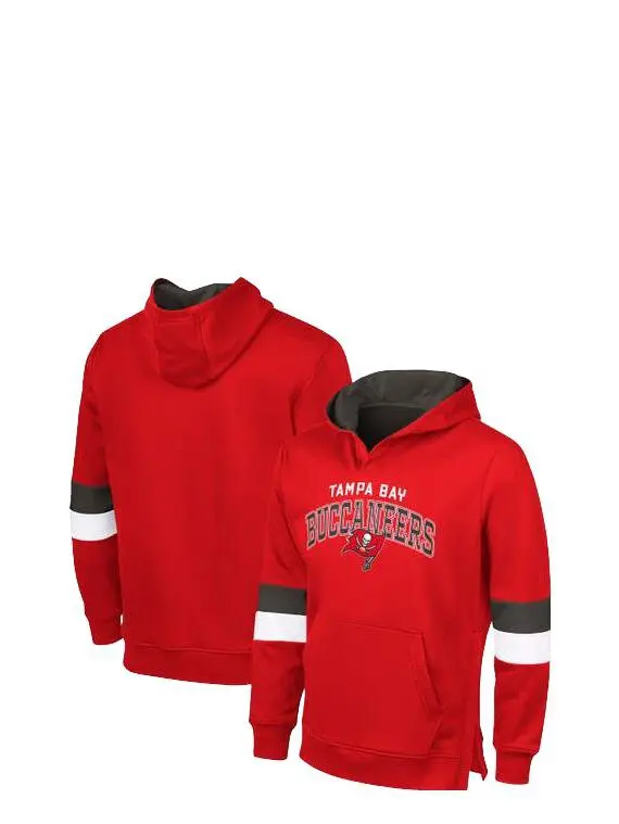 G-III SPORTS BY CARL BANKS Tampa Bay Buccaneers Adaptive Pullover Hoodie G-iii Sports - Red