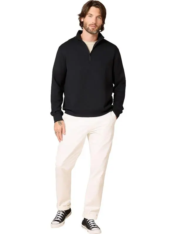 SOFTIES Dreamtech Athleisure Quarter Zip - Black