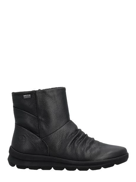 RIEKER Berta 66 Leather Bootie - Black