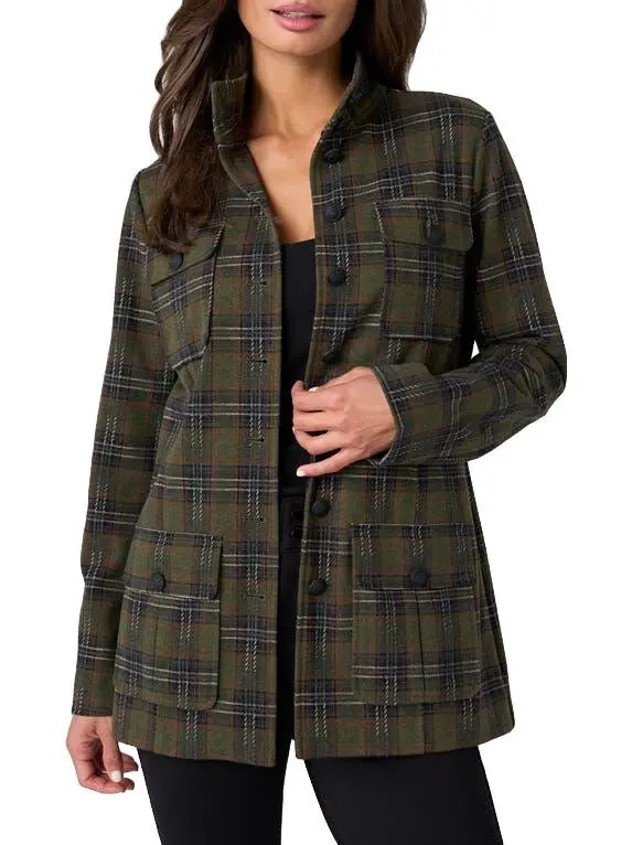 LIVERPOOL Plaid Field Jacket - Olive Multi
