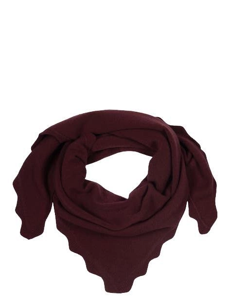 Echo Scallop Knit Triangle - Winetasting