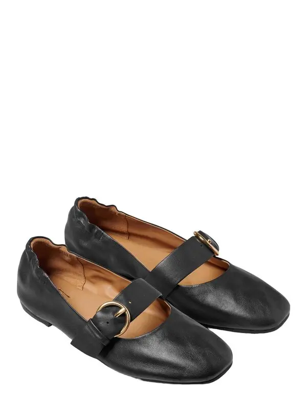 Beek Cardinal Mary Jane Flat - Black