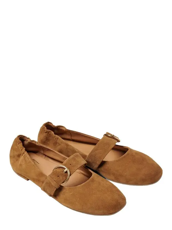Beek Cardinal Mary Jane Flat - Toffee