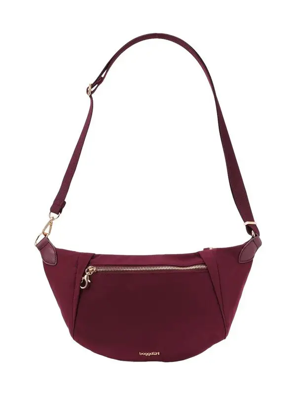 BAGGALLINI Securtex Anti-theft Crescent Sling Bag - Jam