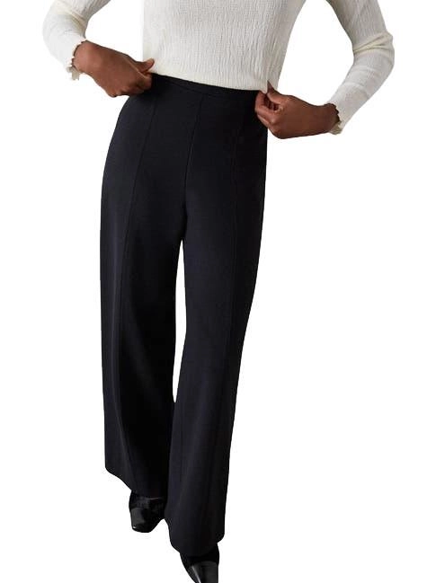 Whistles Straight Full Length Trousers - Black