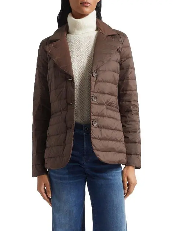 Veronica Beard Campbell Down Dickey Jacket - Espresso