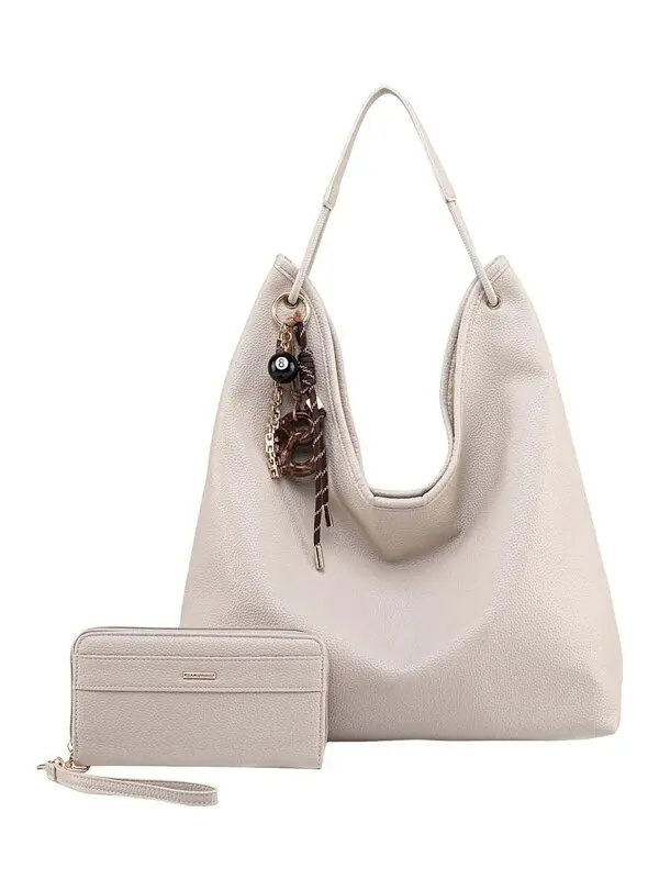 MKF COLLECTION - J'OMOR Hobo Bag With Wallet - Black
