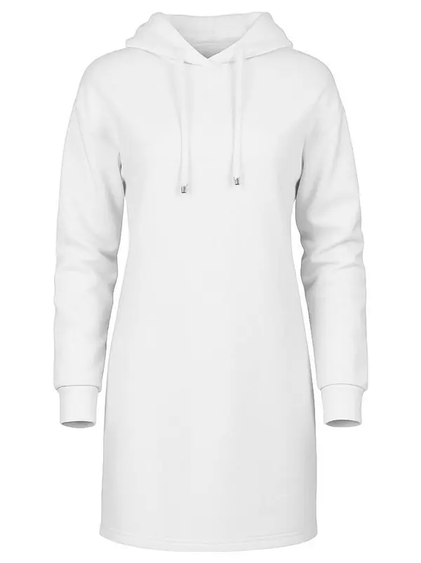 CONQUISTA Ecru Cotton-blend Hoodie Dress - Beige