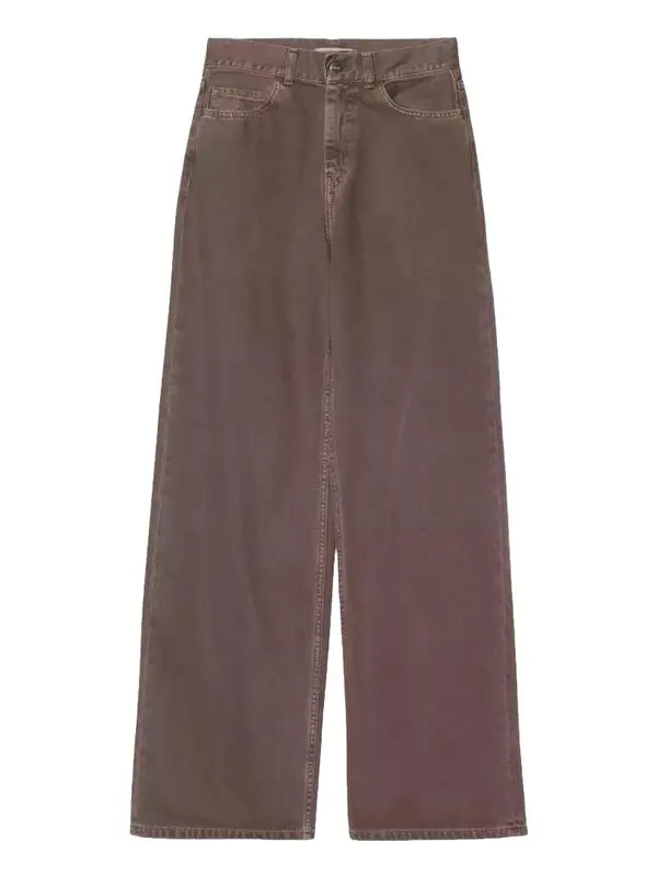 Carhartt Work In Progress Jane Wide-leg Jeans - Brown