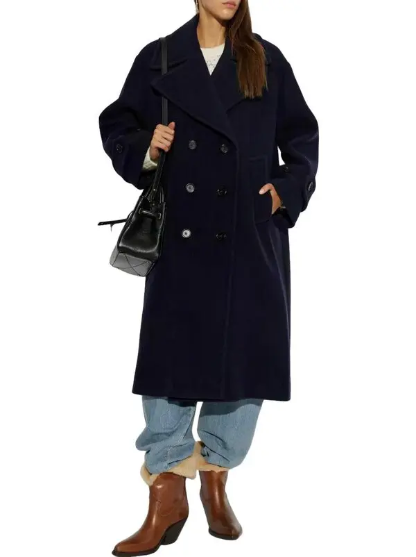 Chloé Double-breasted Coat - Blue