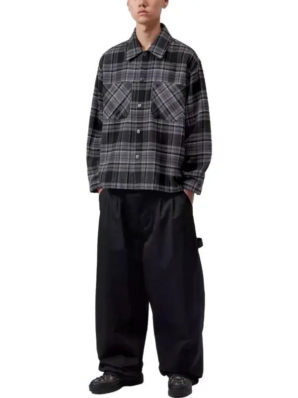 Carhartt Work In Progress Parson Checked Shirt - Black