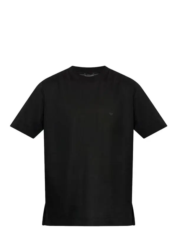 Emporio Armani Logo-print T-shirt - Black