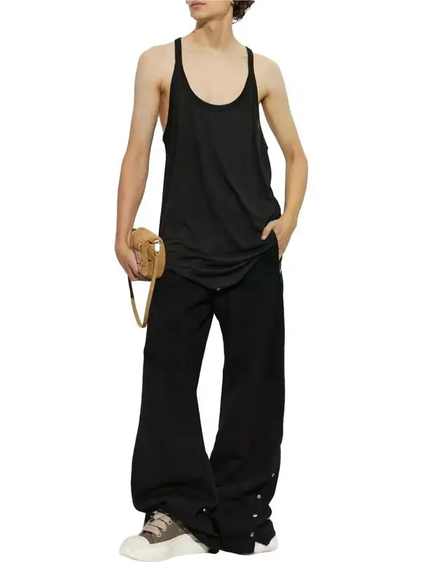 Rick Owens Pony T Ribbed-trim T-shirt - Black