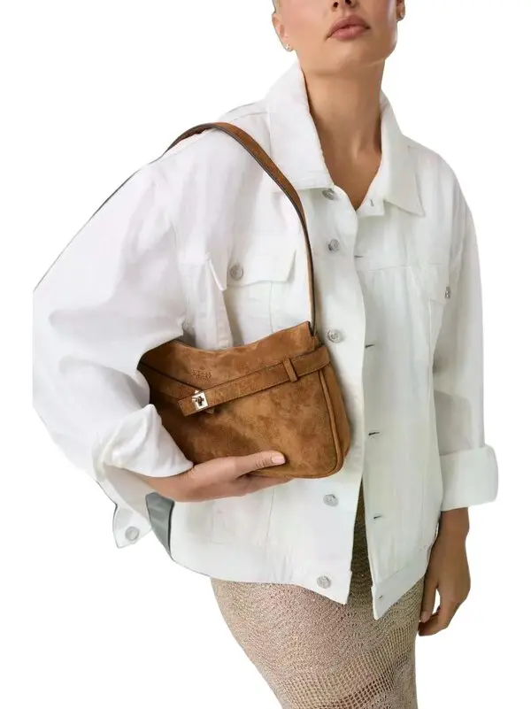 Guess Ella Shoulder Bag - Brown