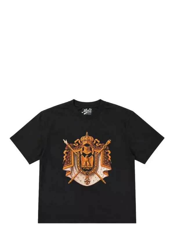 MELT Graphic-print T-shirt - Black