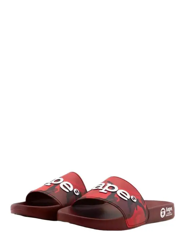 AAPE BY *A BATHING APE Logo Slides - Green
