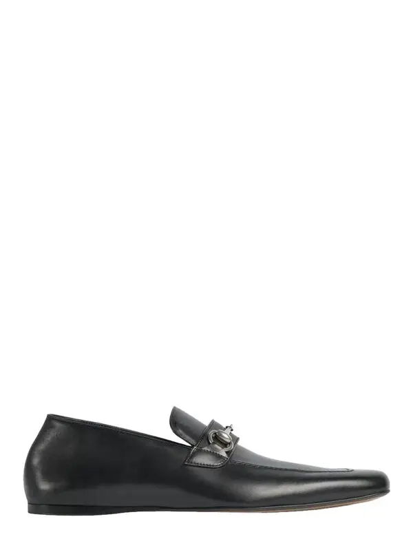 Gucci Horsebit Leather Loafers - Black