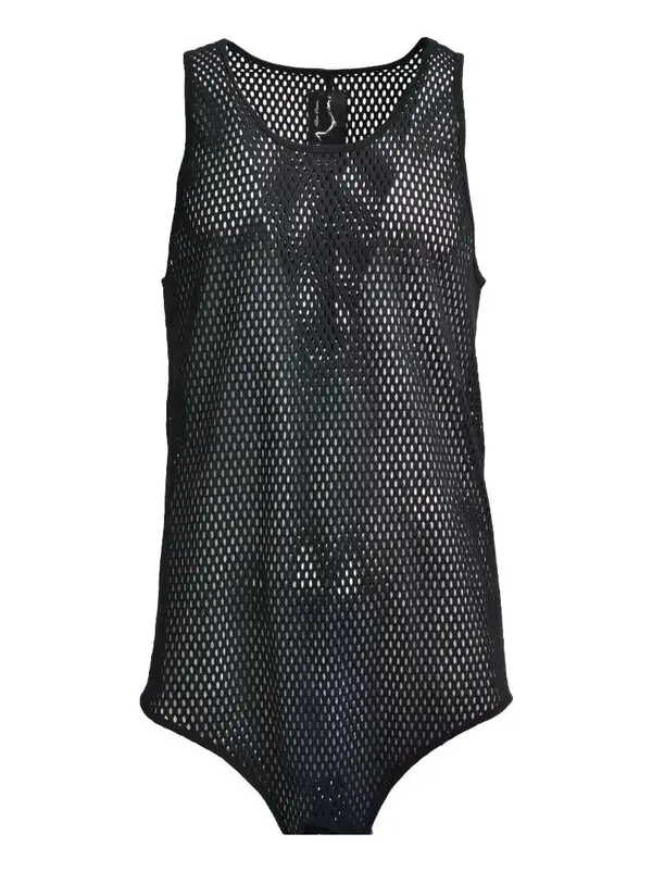 Rick Owens Mesh Basketball Tank Top - Black