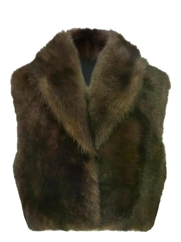 Brunello Cucinelli Soft Shearling Vest - Brown