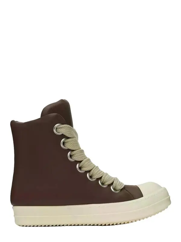 Rick Owens Jumbolace High-top Sneakers - Brown