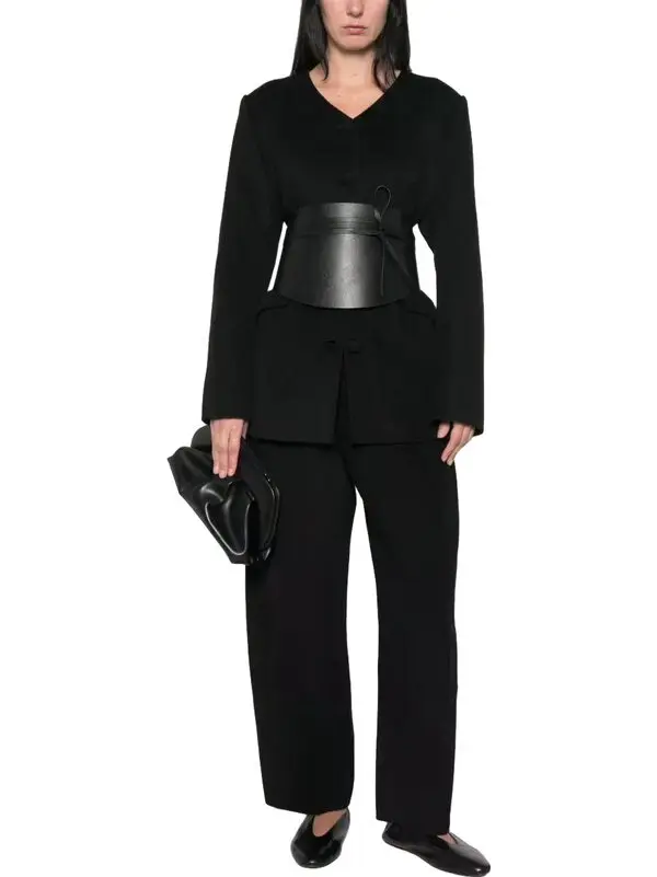 LISA YANG Straight-leg Trousers - Black