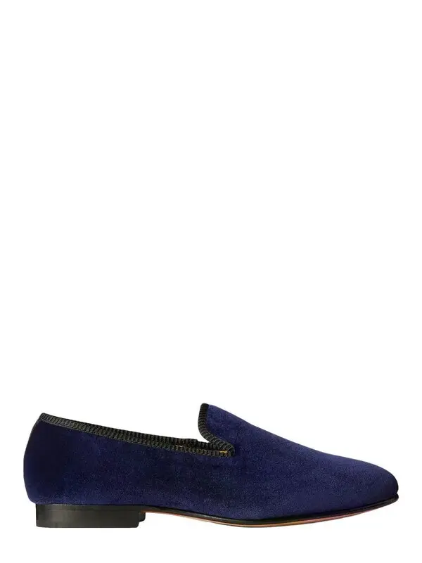 Polo Ralph Lauren Paxton Velvet Loafers - Blue