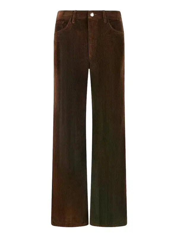 Marni Corduroy Straight-leg Trousers - Brown