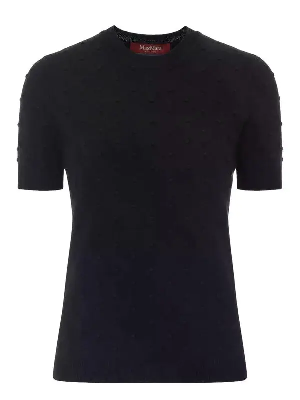 Max Mara Mstrollio Bobble-knit Sweater - Black