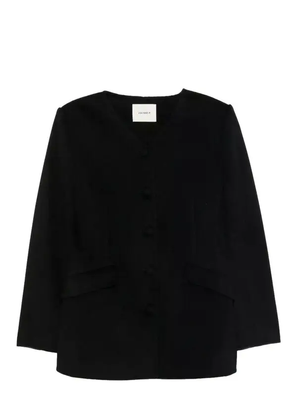 LISA YANG Single-breasted Coat - Black