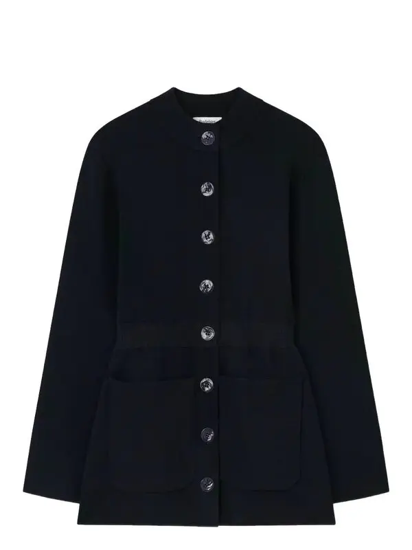 Rodebjer Yeom High-neck Cardigan - Blue