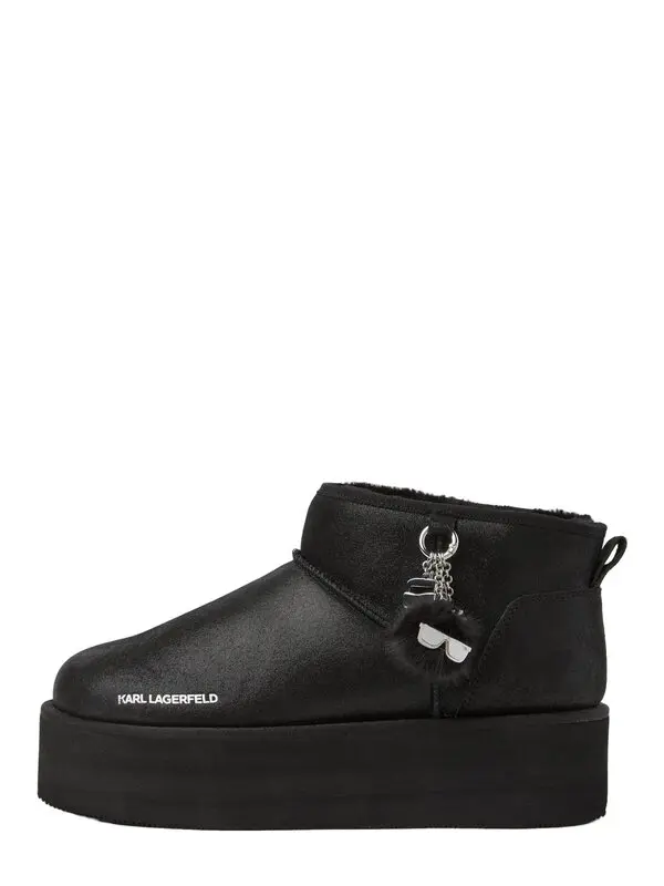 Karl Lagerfeld Ikon Nft Thermo Low Boots - Black