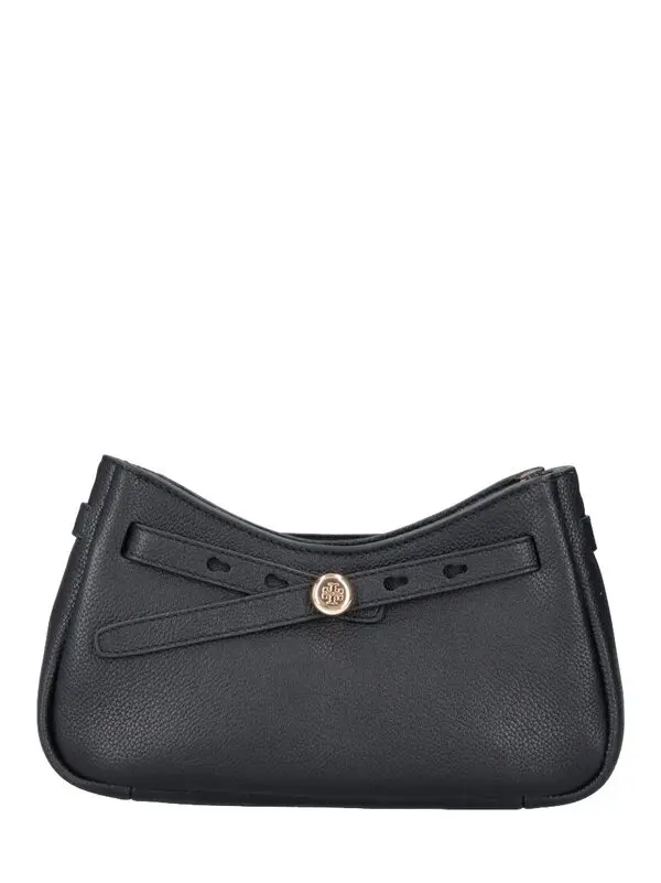 Tory Burch Romy Zip Top Shoulder Bag - Black