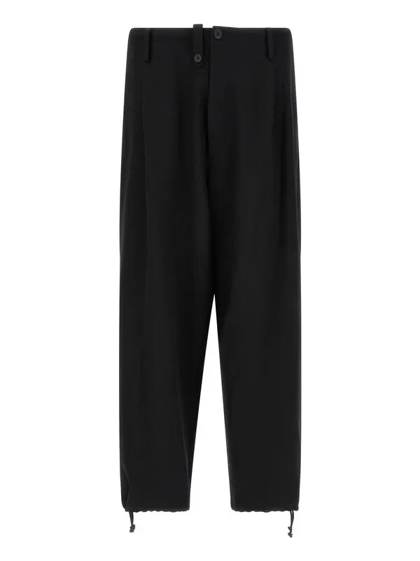 Yohji Yamamoto New Standard Wallet' Pants - Black