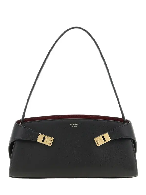 FERRAGAMO Hug East-west" Shoulder Bag - Black